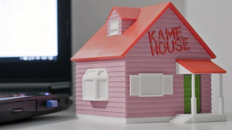 Train with Master Roshi in this 3D print of Kame House from Dragon Ball ...