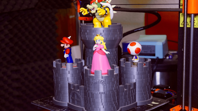 Store all your Mario amiibos on this 3D printed Bowser's castle - Hypertext