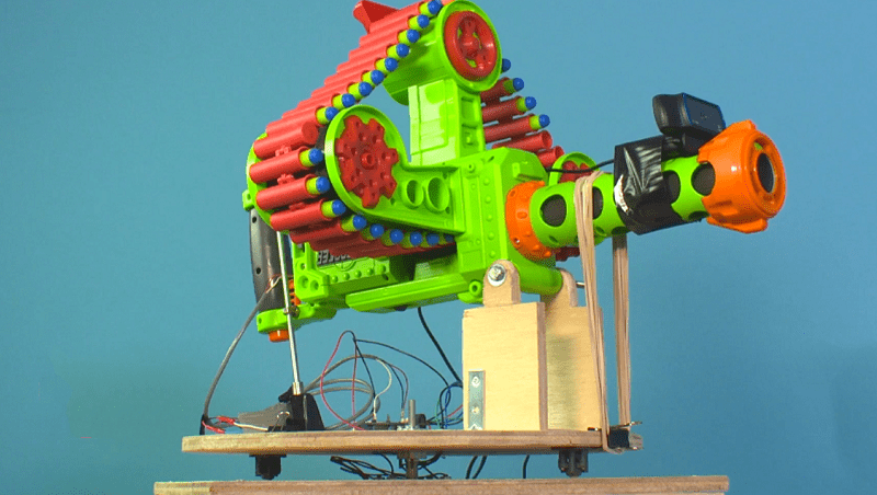 A new way to make a Nerf sentry turret based on the Raspberry Pi ...