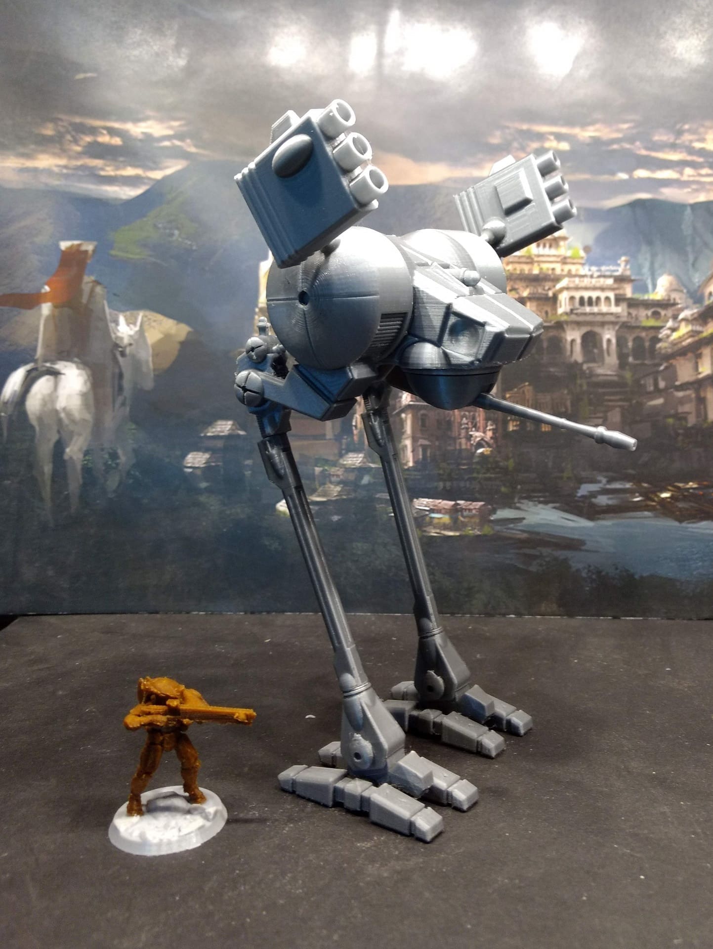 Check out this 3D print of the unseen BattleTech Locust mech - Hypertext