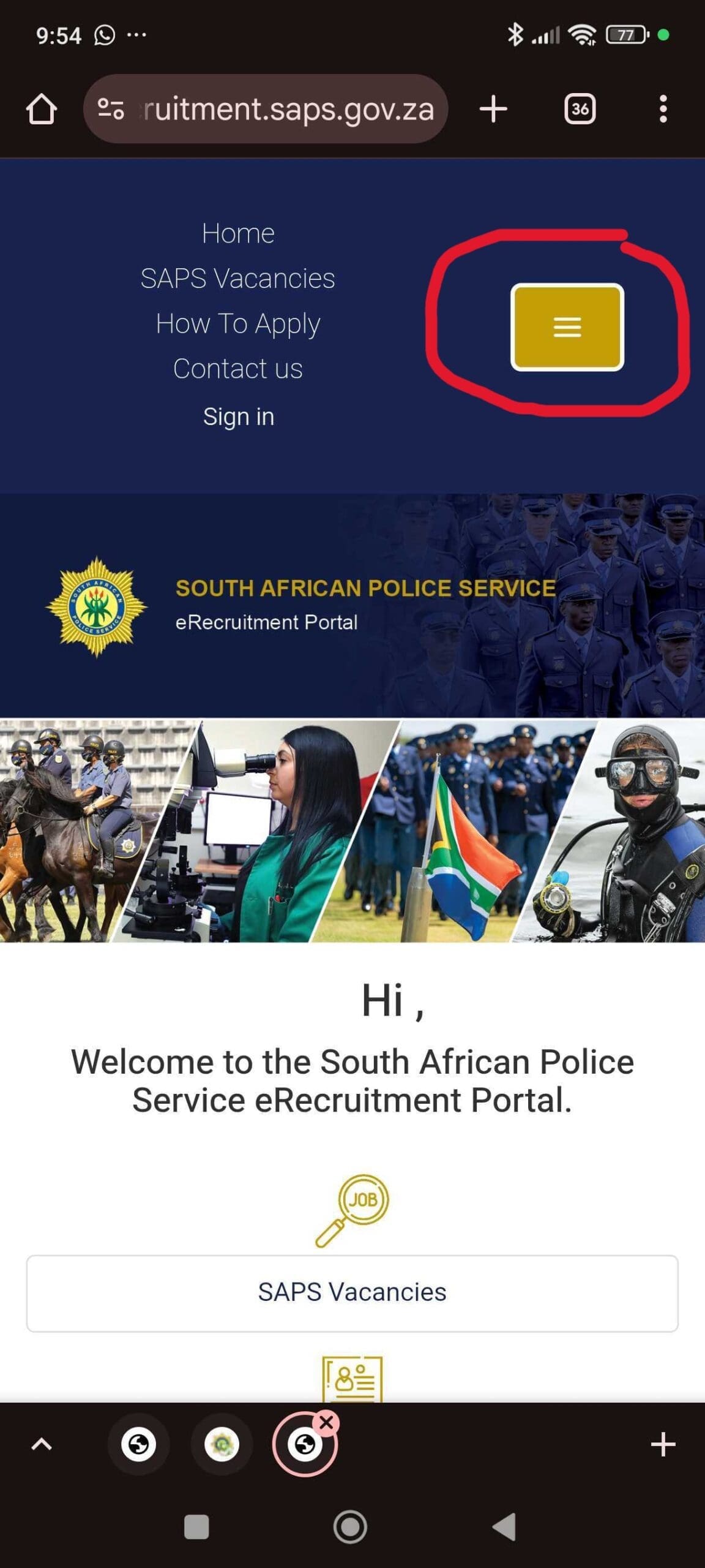 SAPS launches eRecruitment drive: how to be one of the 5500 - Hypertext