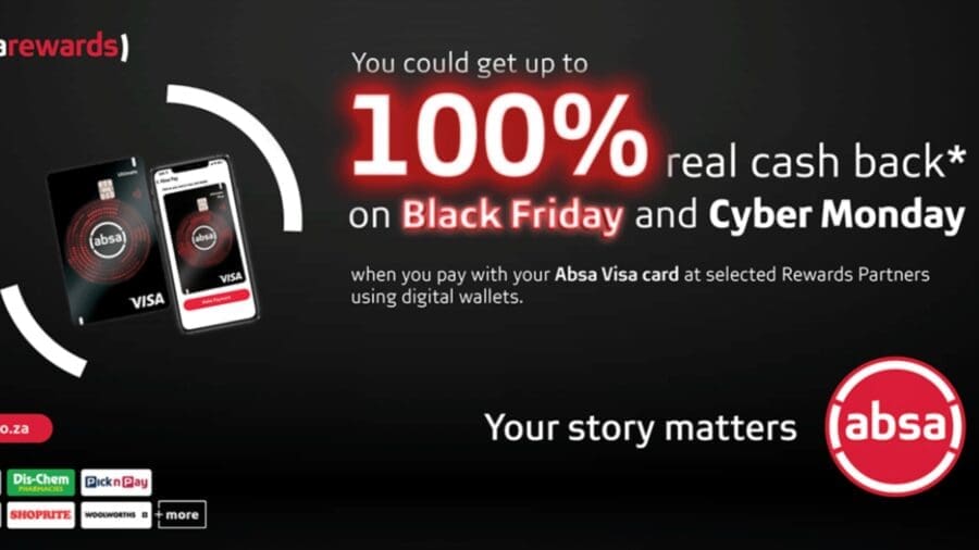 Absa Rewards details cash back deals for Black Friday and Cyber Monday ...