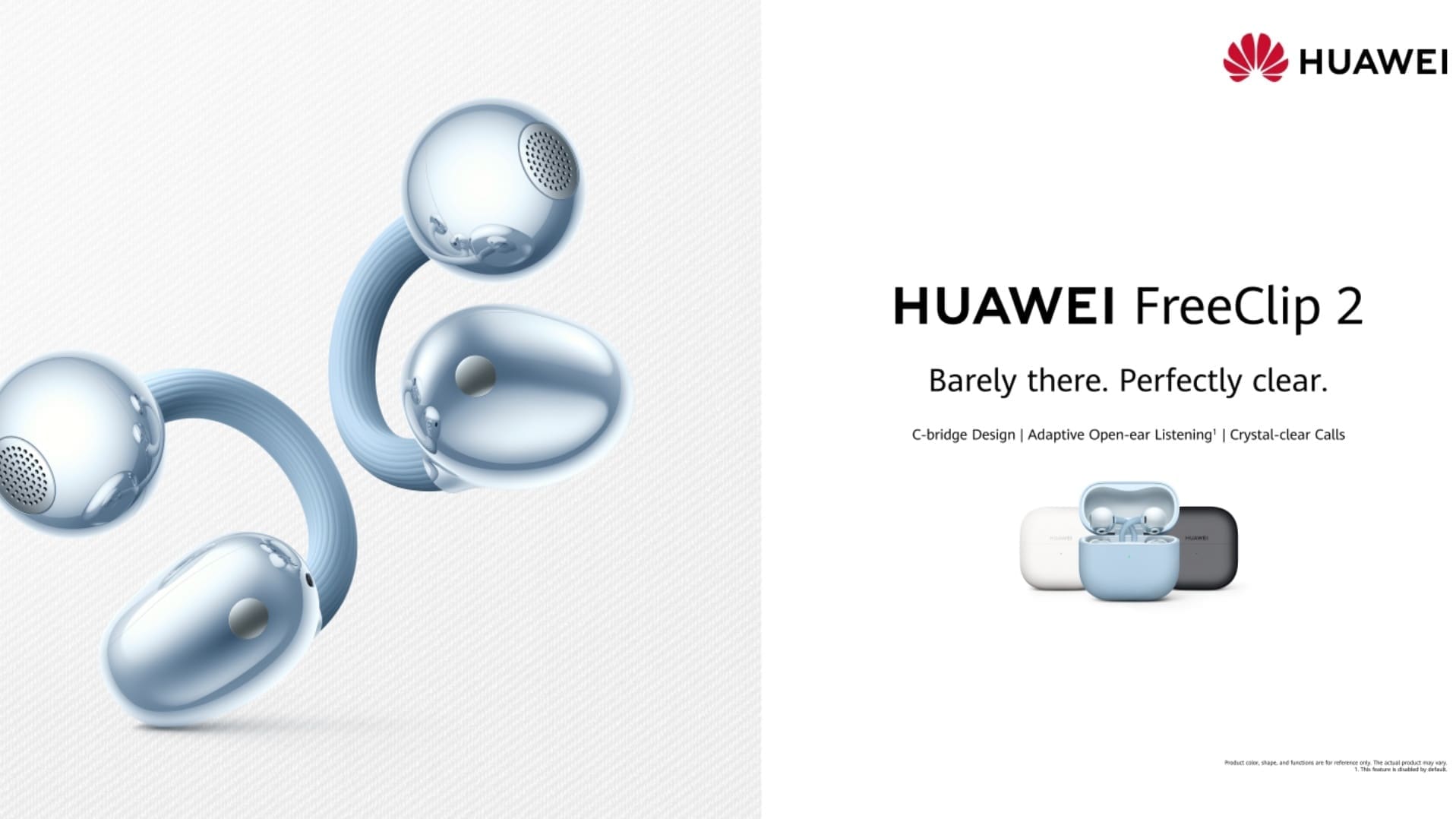 Second generation of Huawei FreeClip unveiled - Hypertext