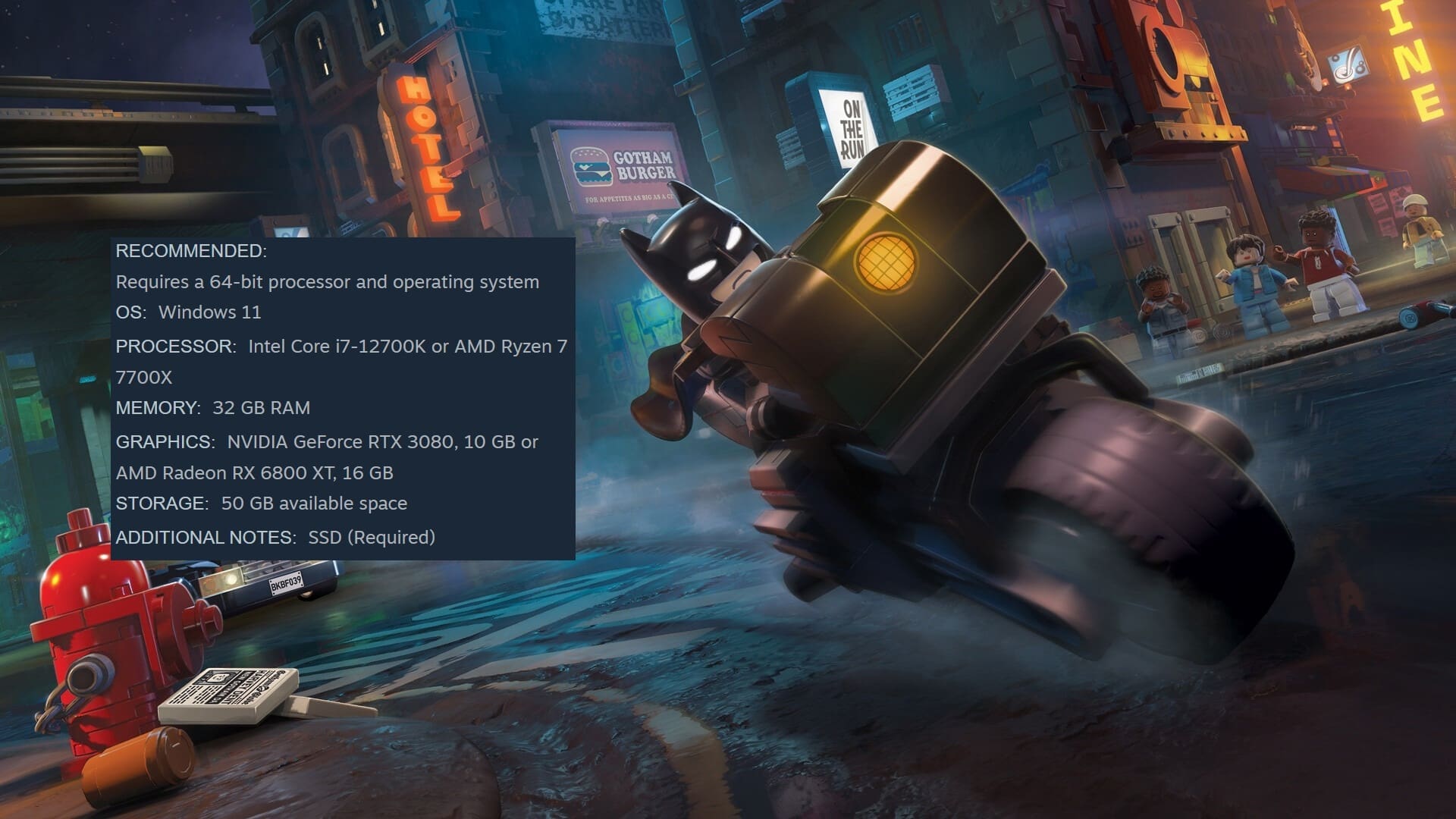 Public balks at LEGO Batman: Legacy of the Dark Knight PC requirements ...