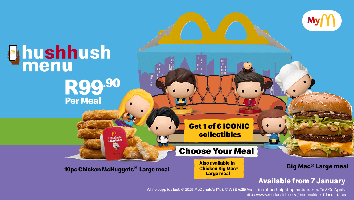 McDonald's South Africa quietly launches Friends collab - Hypertext