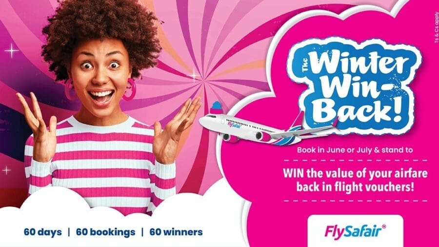 60 free flights: FlySafair competition goes live for June and July ...